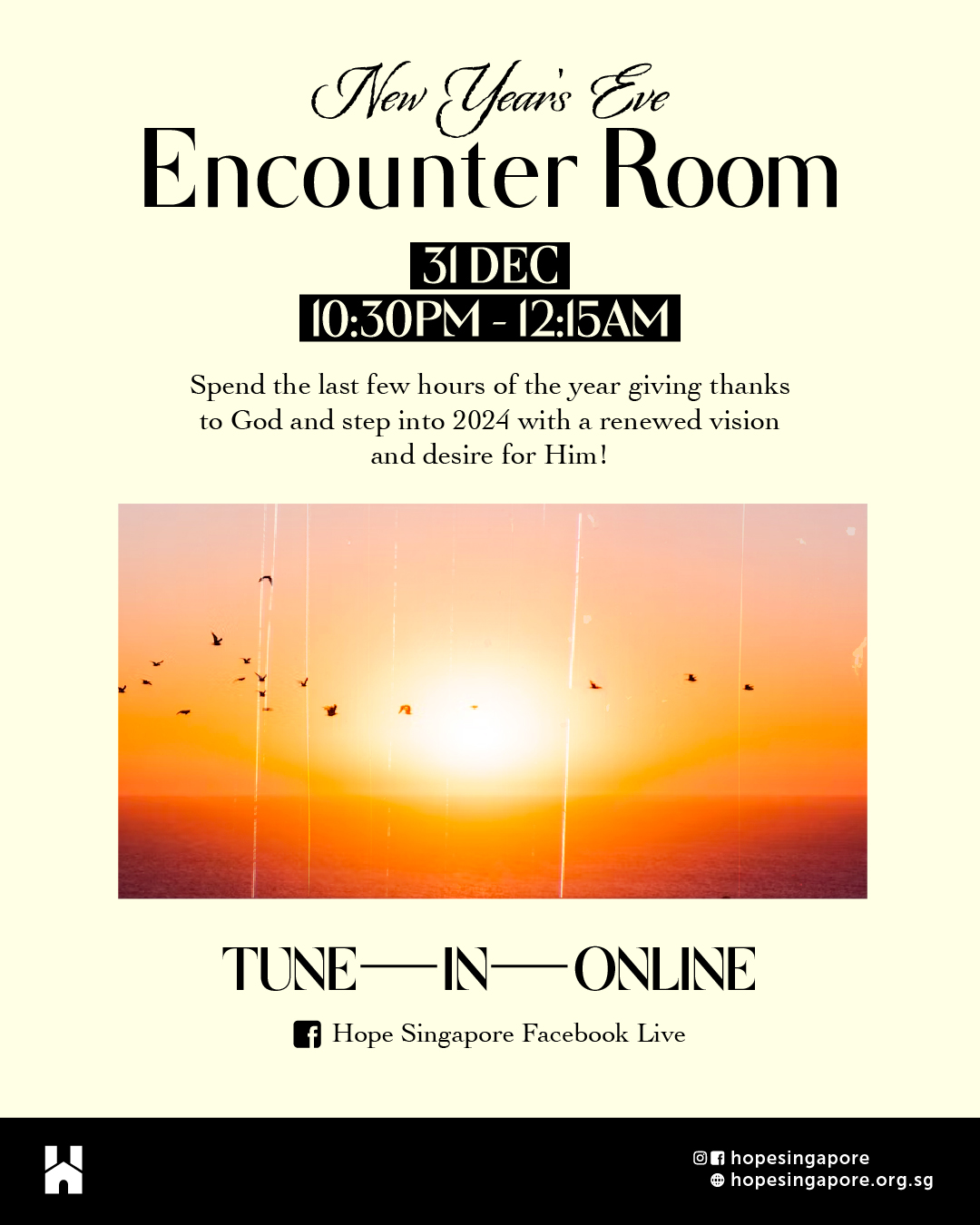 What’s Upcoming - HOPE Singapore